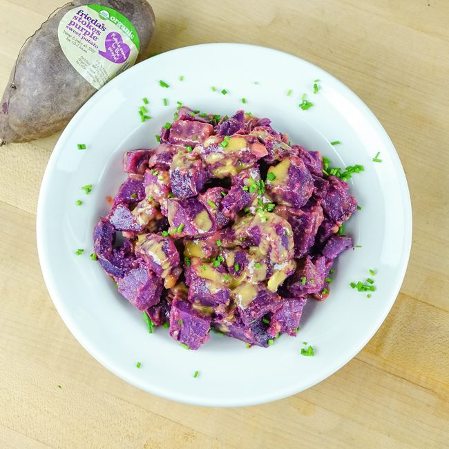 Stokes Purple®Sweet Potato Salad with Chipotle Vinaigrette | Frieda's ...
