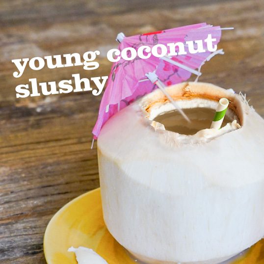 Young Coconut Slushy | Frieda's LLC - The Branded Produce Company