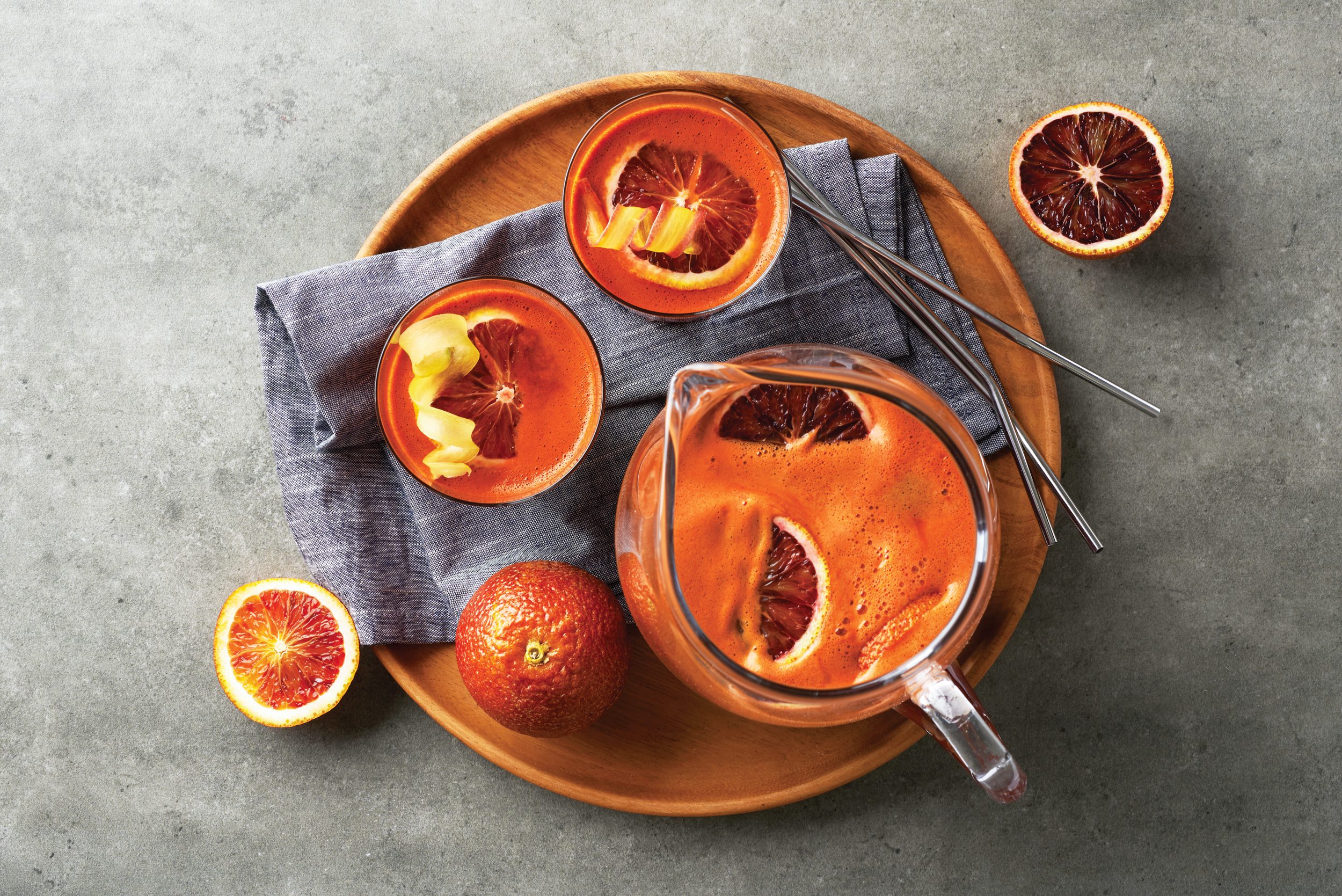 Rainbow Carrot, Turmeric, Ginger, and Blood Orange Juice | Frieda's LLC ...