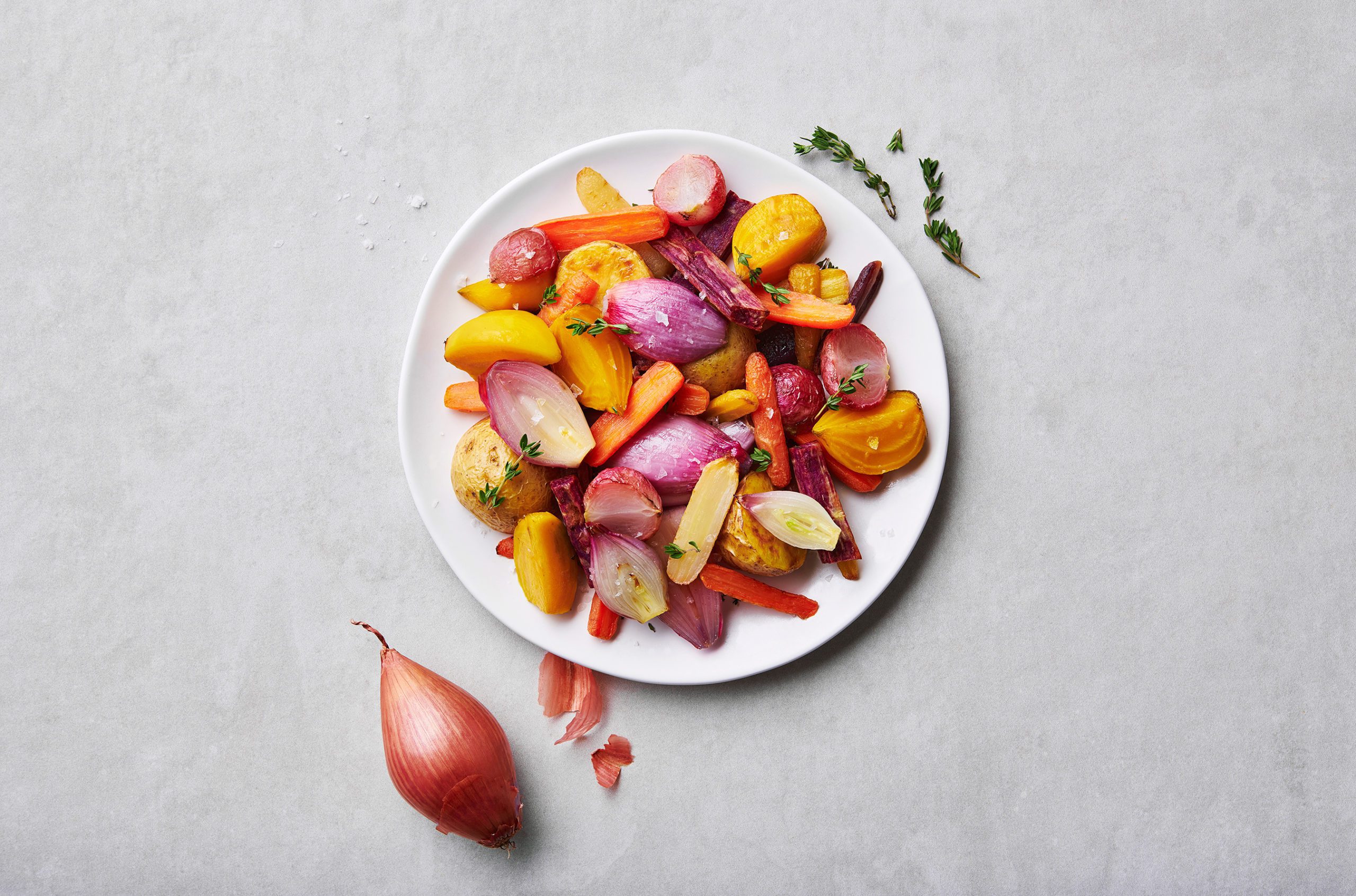 Roasted Root Vegetables and Shallots | Frieda's LLC - The Branded ...