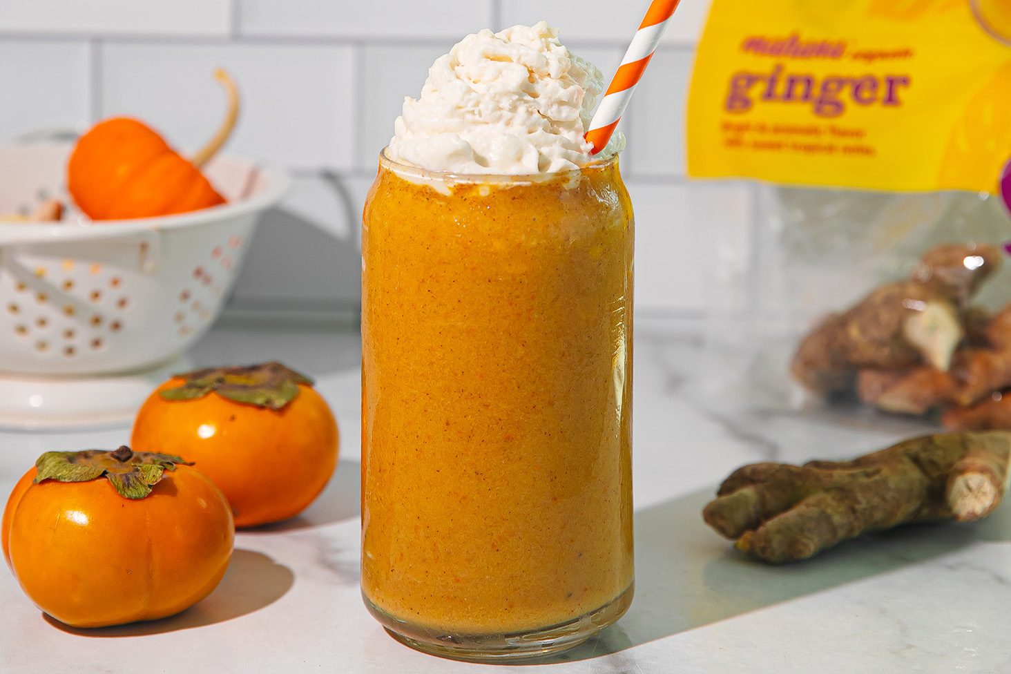 Spiced Persimmon Ginger Smoothie | Frieda's LLC - The Branded Produce ...