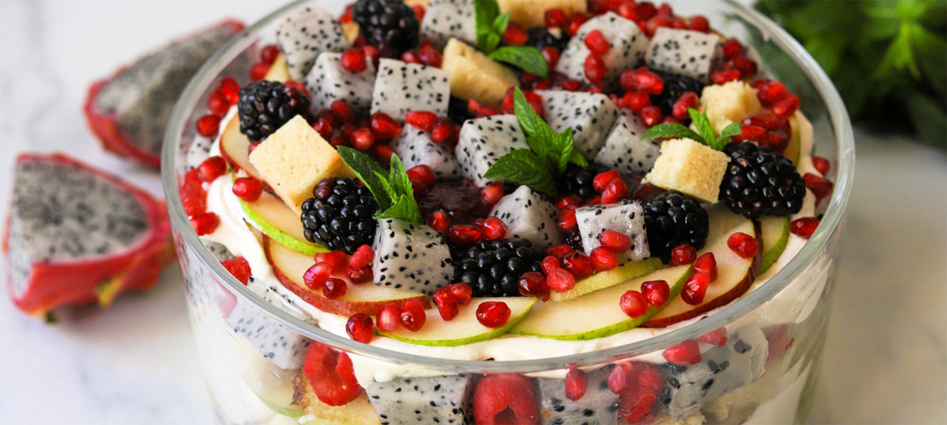 Snow Dragons® Fruit Trifle | Frieda's LLC - The Branded Produce Company